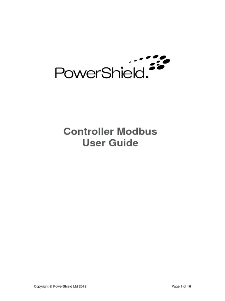 Modbus User Guide Pdf String Computer Science Computer Engineering