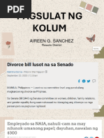 Expressions Column Writing Filipino | PDF