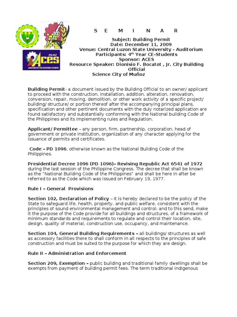 Building Permit | PDF | Building Code | Fine (Penalty)