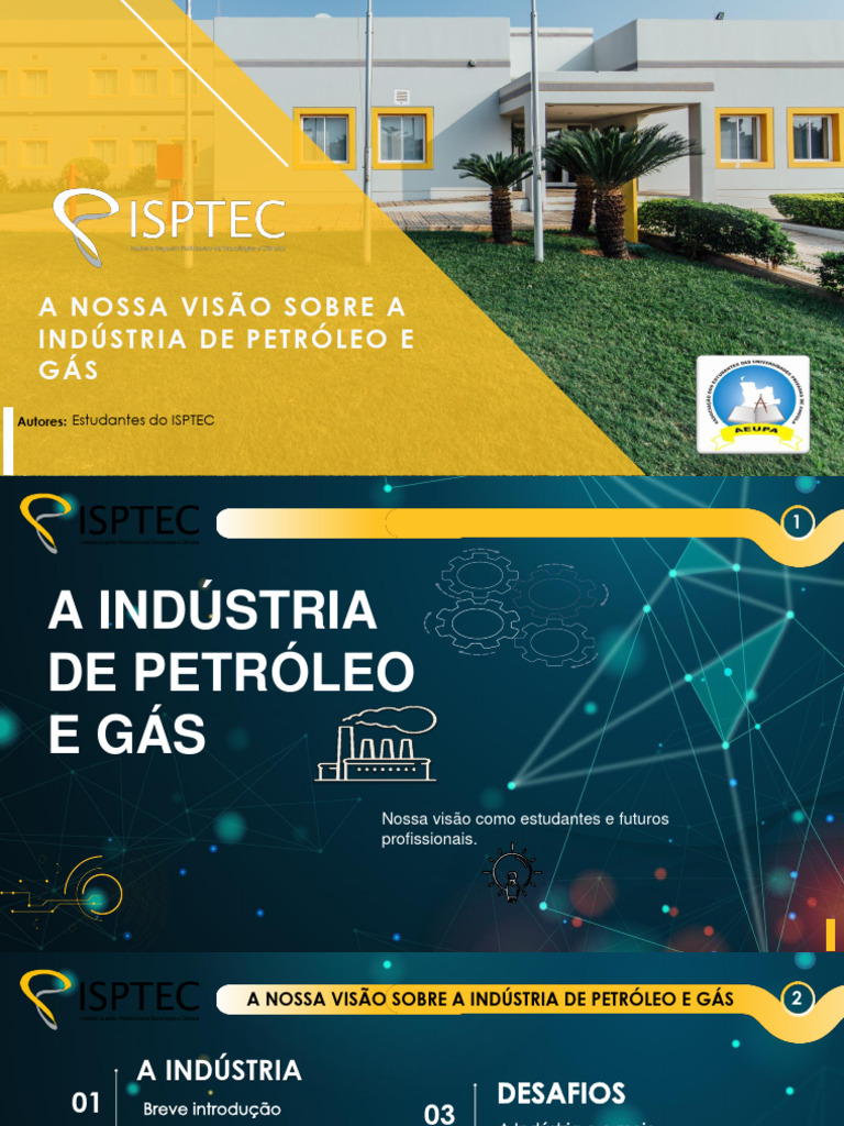Apresentação ISPTEC | PDF | Petróleo | Gás natural