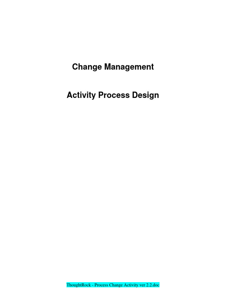 Change Management Policy | PDF | Business | Service Level Agreement