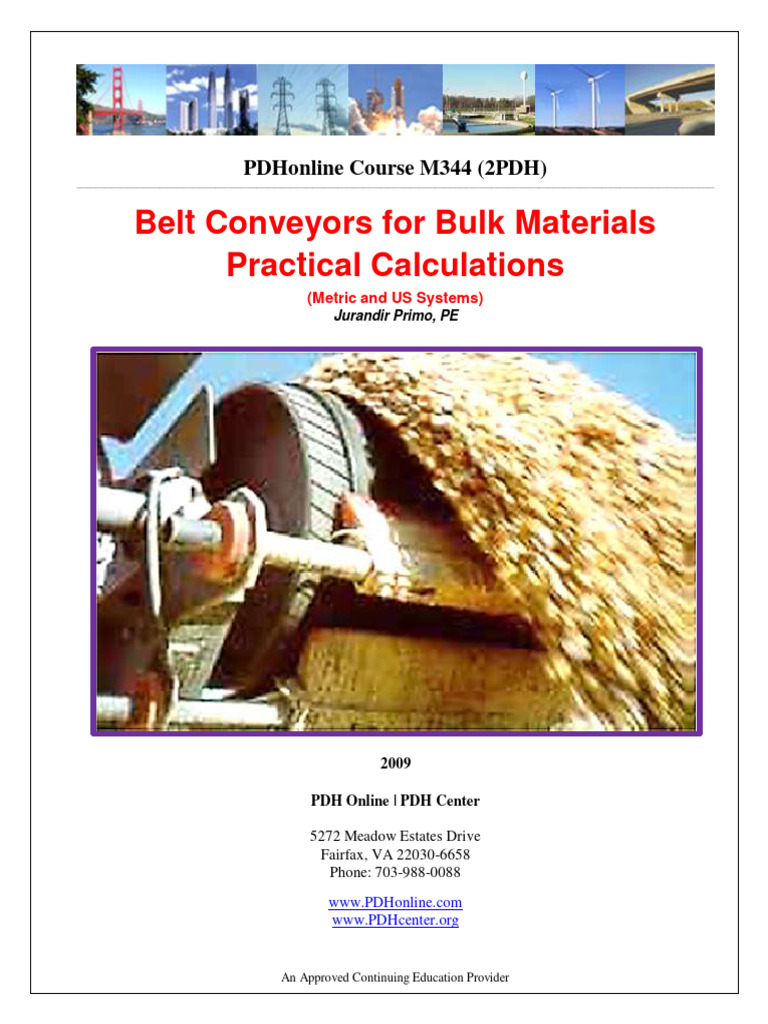 Belt Conveyors: Practical Calculations | PDF | Belt (Mechanical) | Secondary Sector Of The Economy