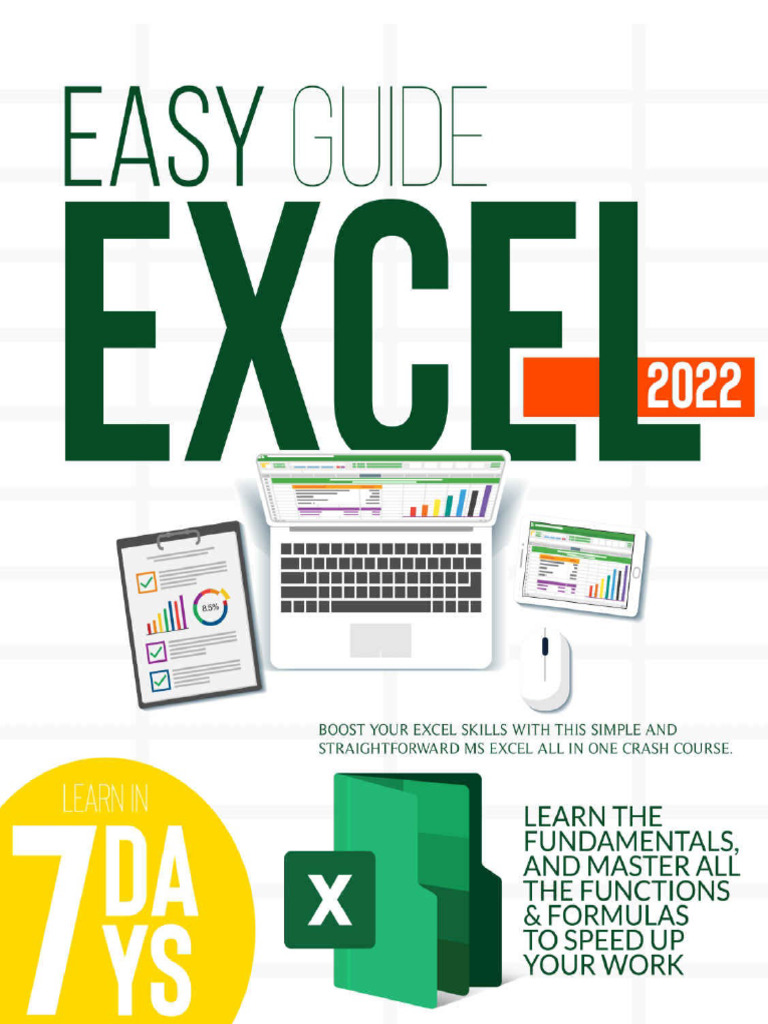Easy Guide Excel 2022 Boost Your Excel Skills With This Simple and ... Easy Guide Excel 2022 Boost Your Excel Skills With This Simple and ...