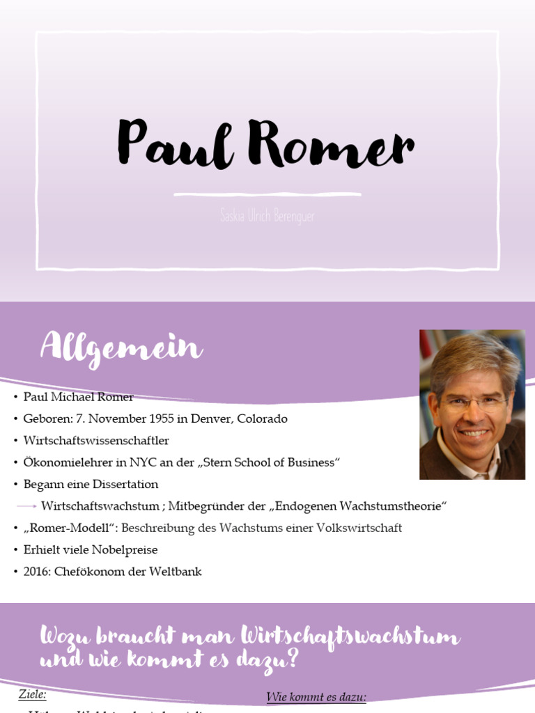 Paul Romer | PDF