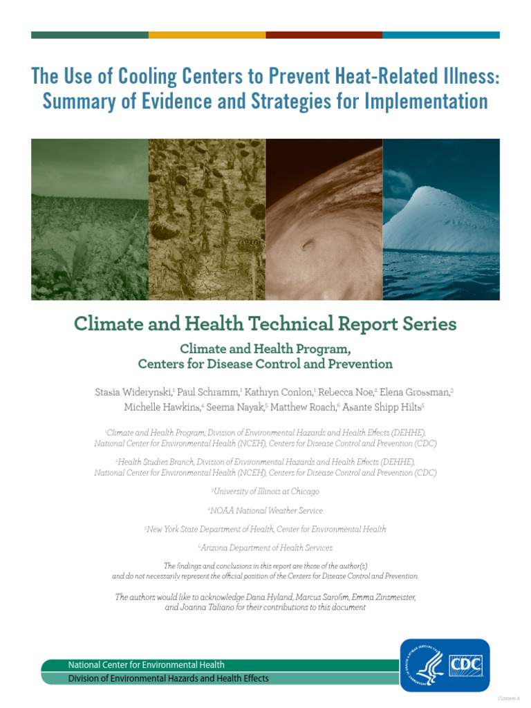 Cooling Centers: Strategies for Heat Safety | PDF | Heat Wave ...