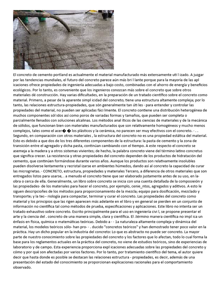 El Concreto | PDF | Hormigón | Cemento
