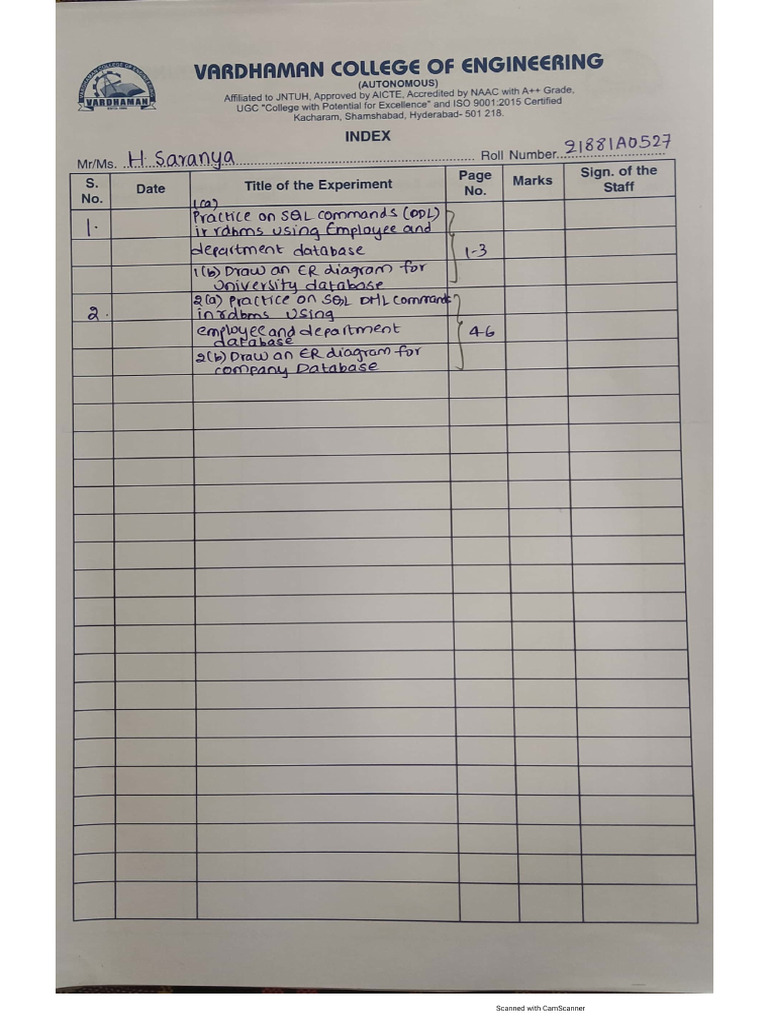 DBMS Week - 1&2 | PDF