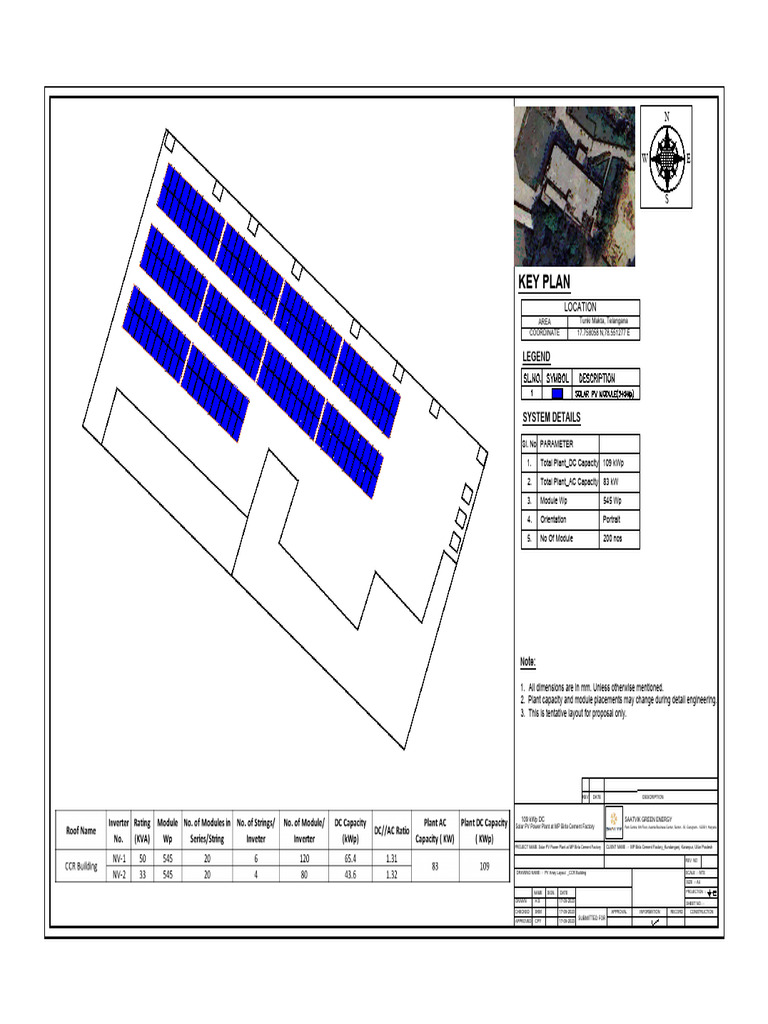 PV Array Layout - CCR Building | PDF | Sustainable Technologies | Photovoltaics