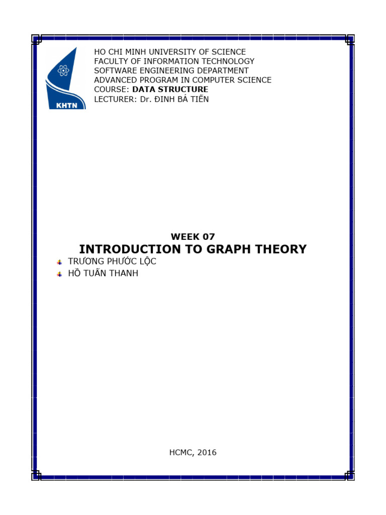 APCS-CS163-Week07-Intro To Graph Theory | PDF