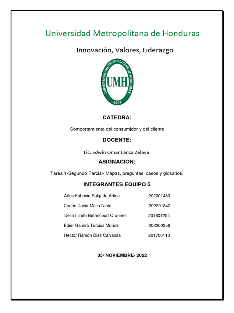 INFORME-Tarea 1-Segundo Parcial - Mapas, Glosario Preguntas de Análisis ...