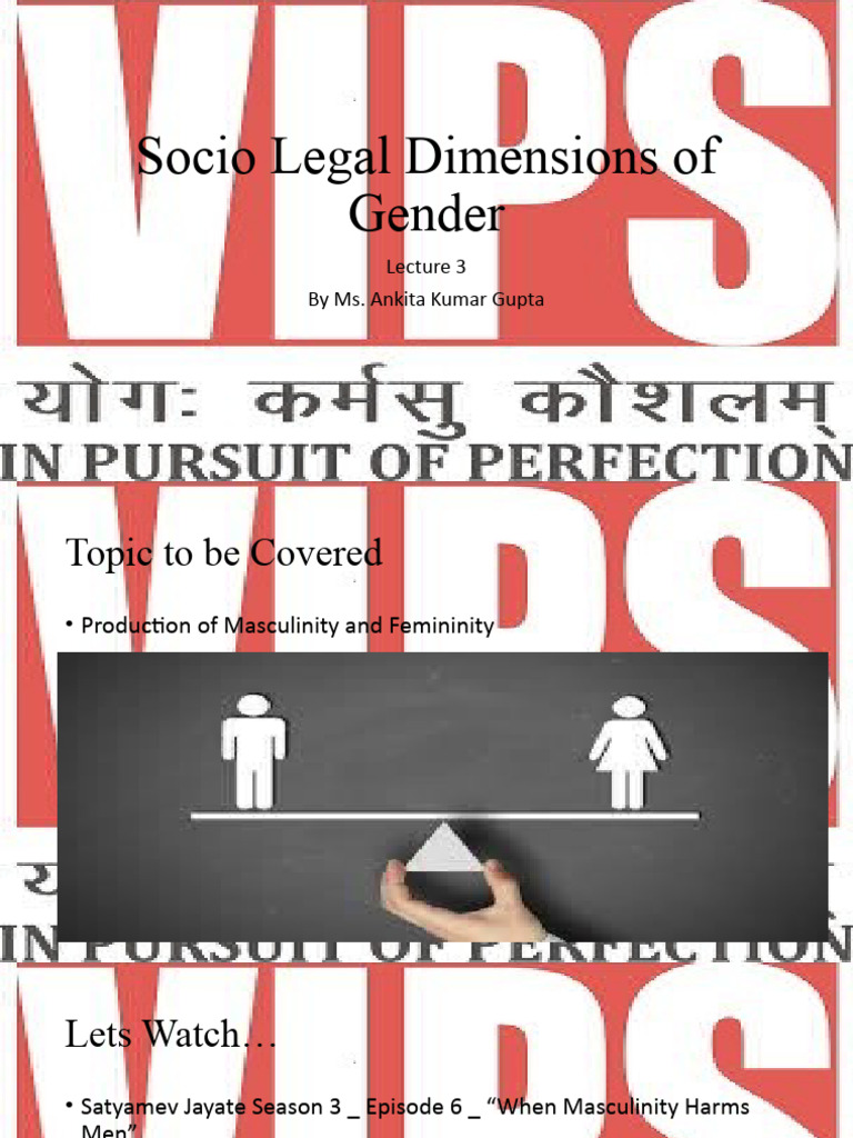 Gender Lecture 3 | PDF | Masculinity | Femininity