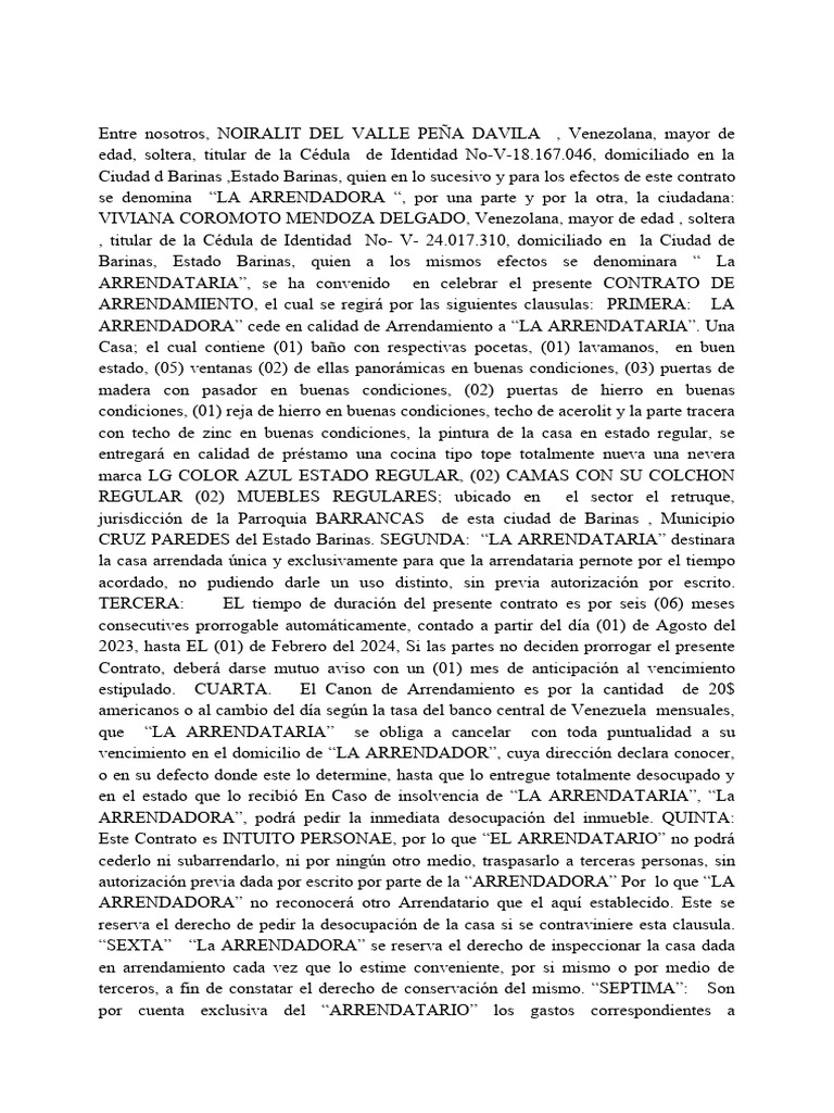 Modelo Contrato | PDF