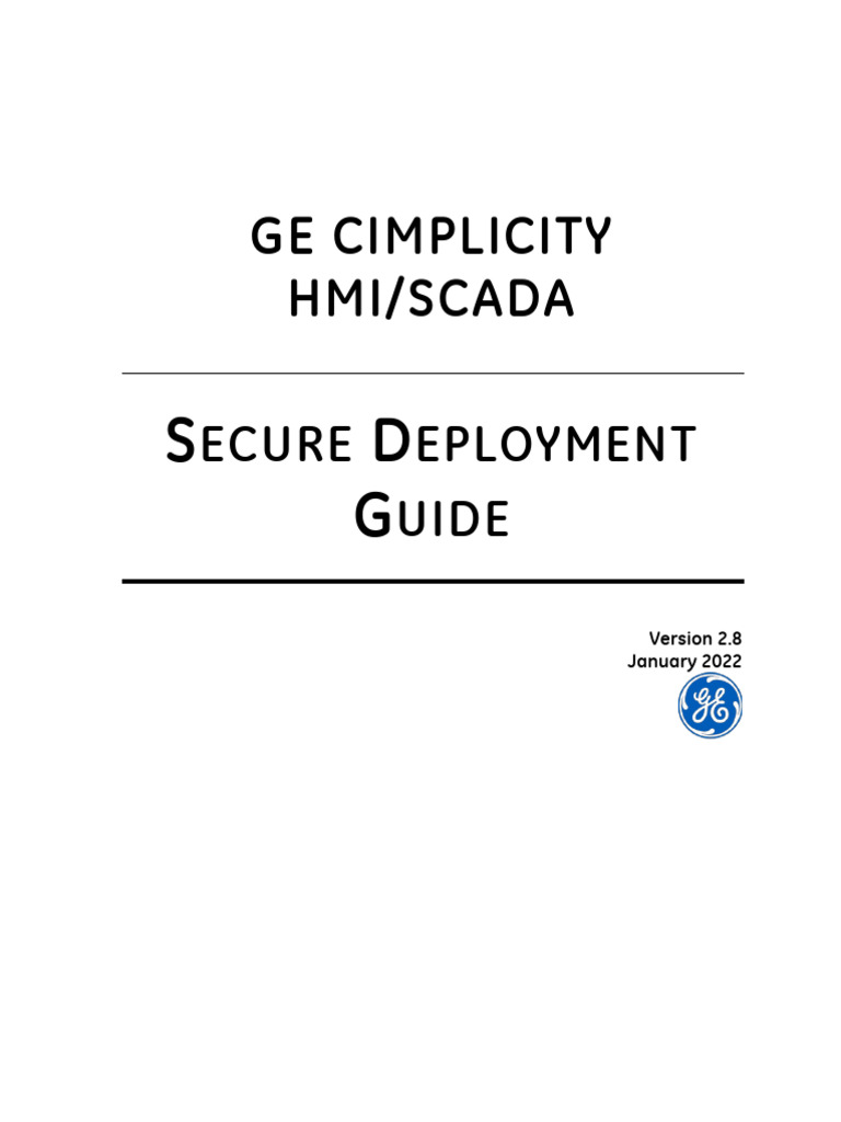 CIMPLICITY Secure Deployment Guide 01 22 | PDF | Port (Computer Networking) | Transmission ...