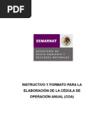 Guía para la Cédula de Operación Anual | PDF | Contaminación ...
