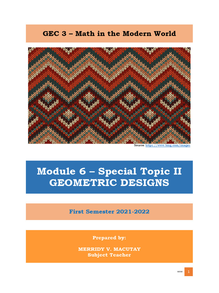 Boscaino Dexter - 1s 2021 Gec 3 Module 6 Special Topic II - Geometric Designs | PDF | Polygon ...