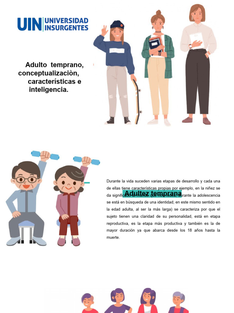 Ppt-psicologia de La Adultez y Senectud-b1 | PDF | Adultos | Inteligencia