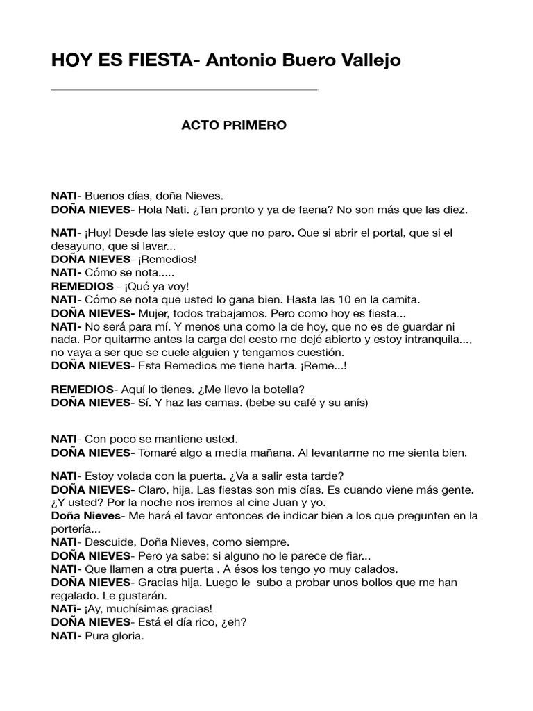 Hoy Es Fiesta | PDF