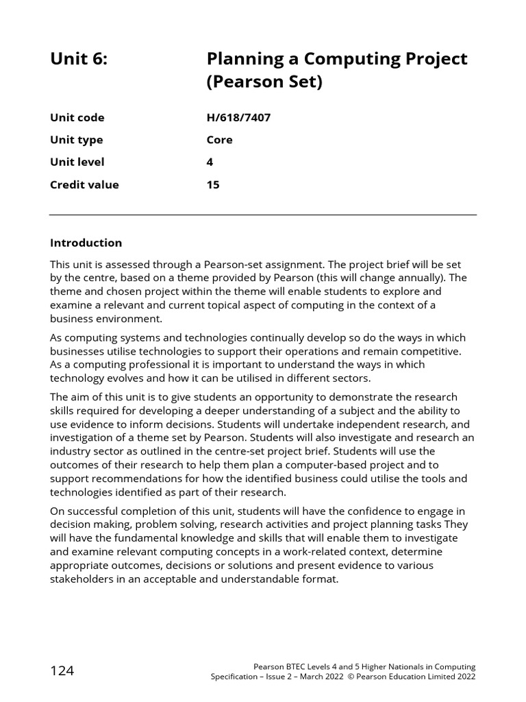 Planning Computing Project Level4 | PDF | Data | Information
