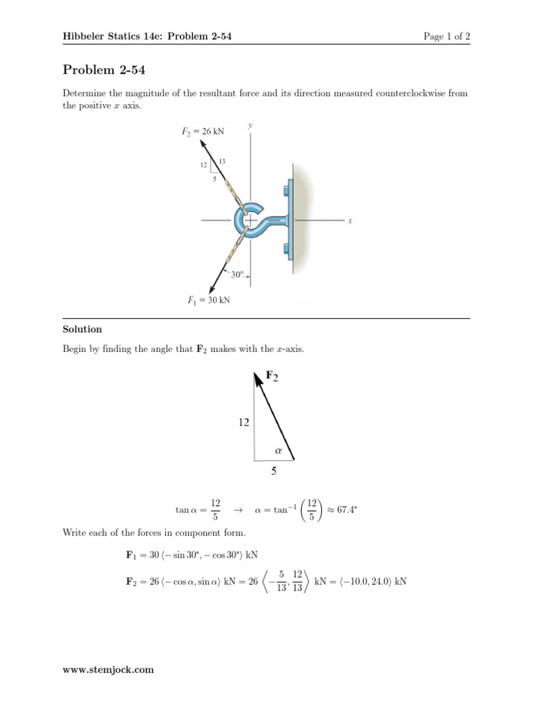 Mechanic static 15 th edition questions and answer | PDF