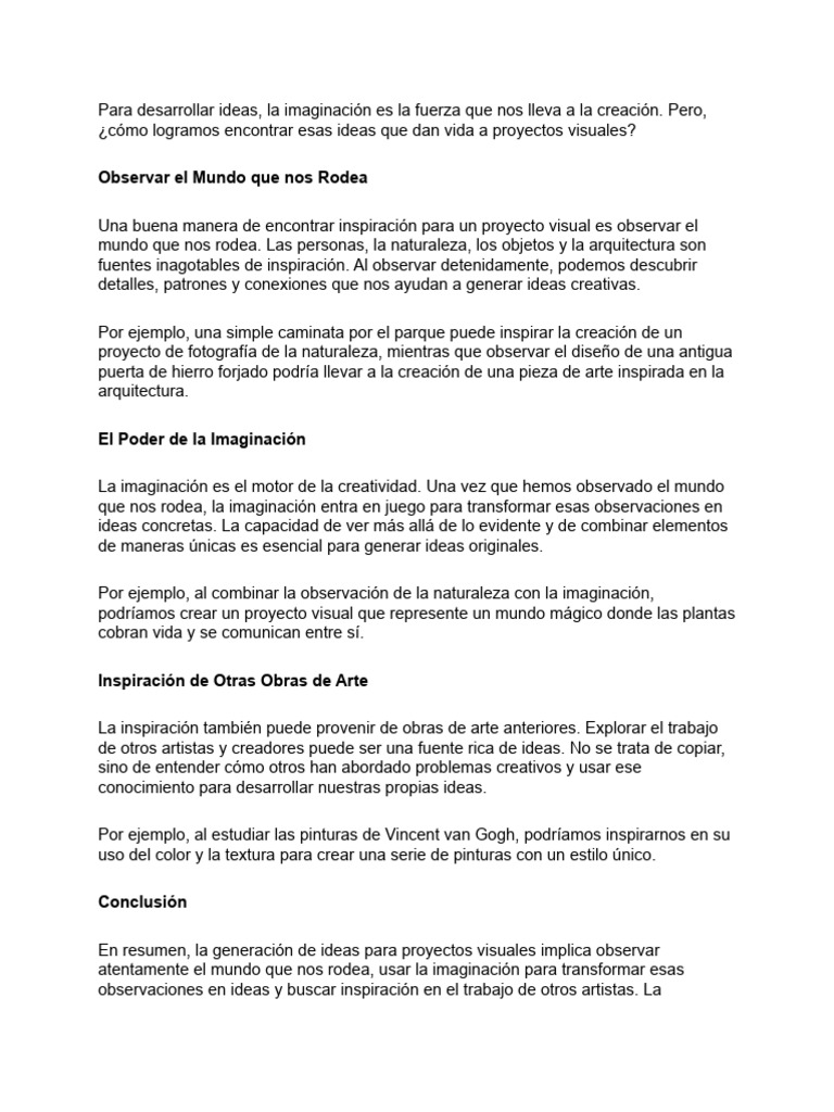 Poder de la imaginación | PDF | Imaginación | Creatividad