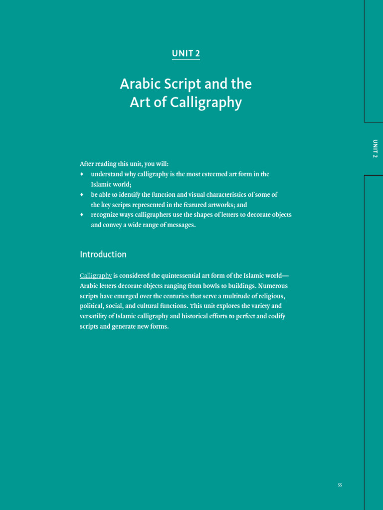 Arabic Scripts | PDF | Calligraphy | Arabic