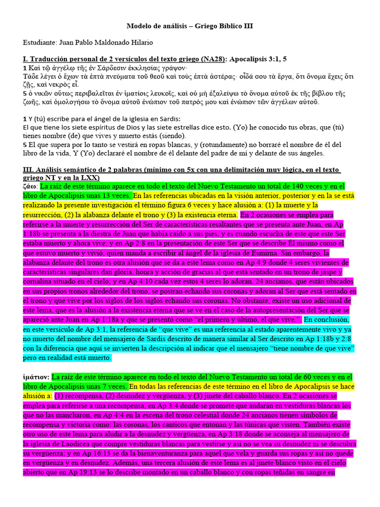 Exégeis Apocalipsis 3 1 6 Descargar Gratis Pdf Libro De