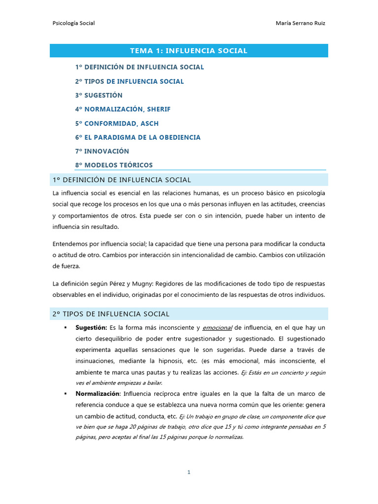 Psico Social T1 Gulag Free | PDF | Conformidad | Hipnosis