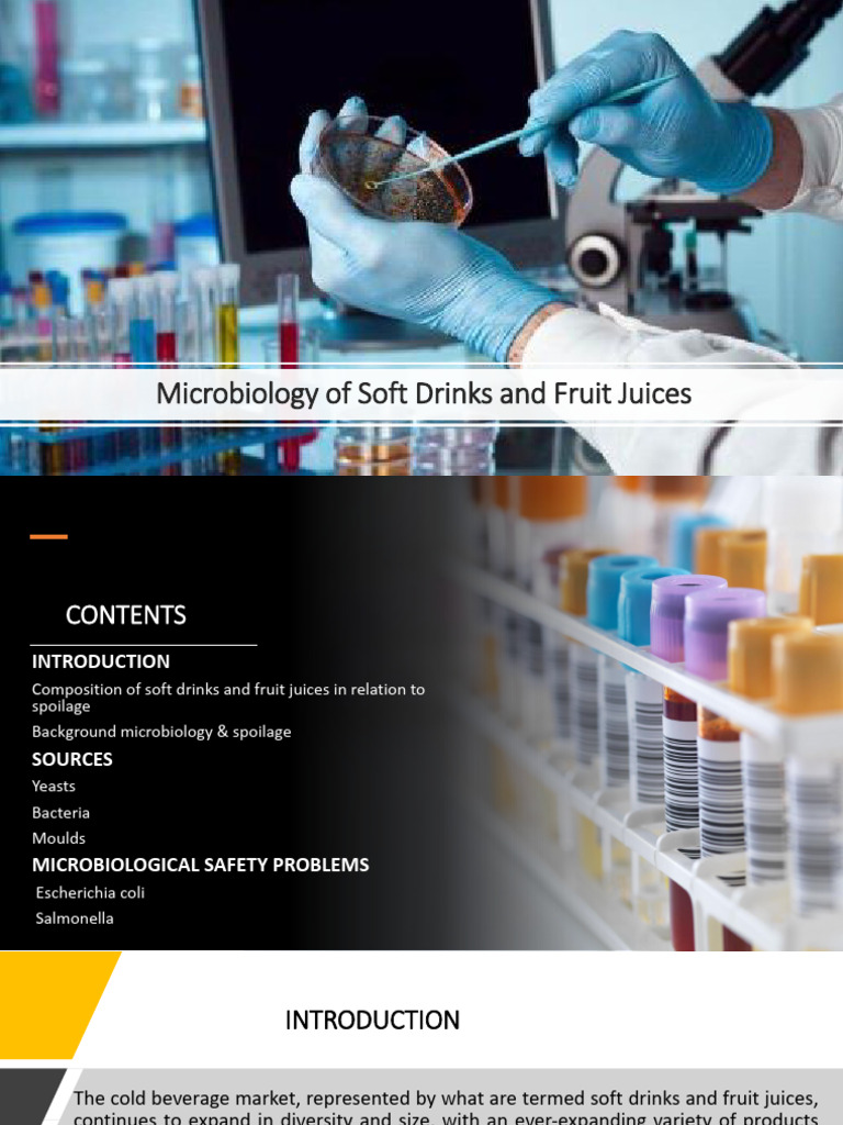 Microbiology of Soft Drinks and Fruit Juices | PDF | Yeast | Mold