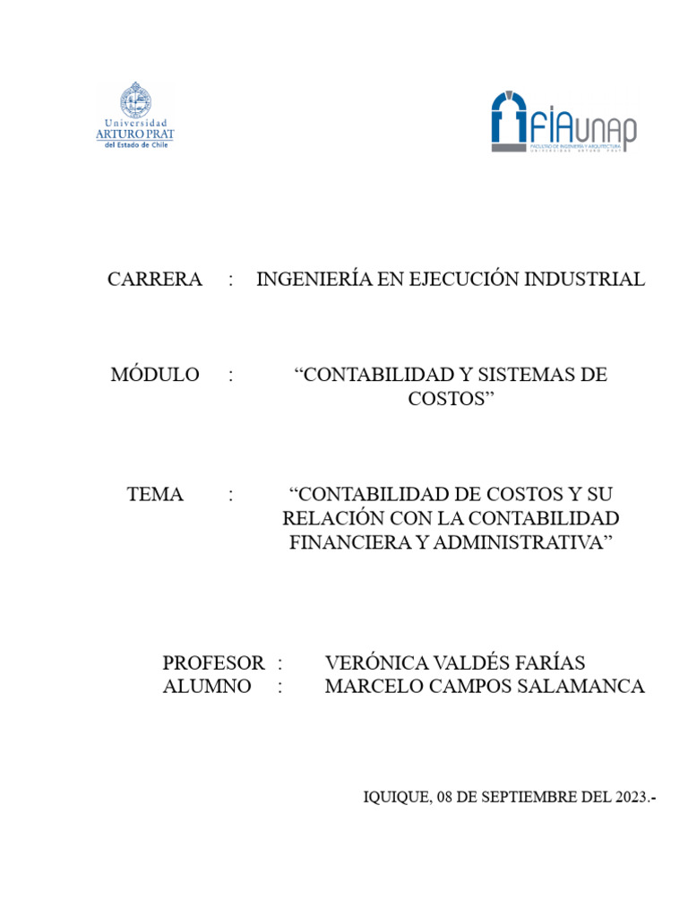 Informe de Contabilidad | PDF | Contabilidad | Presupuesto