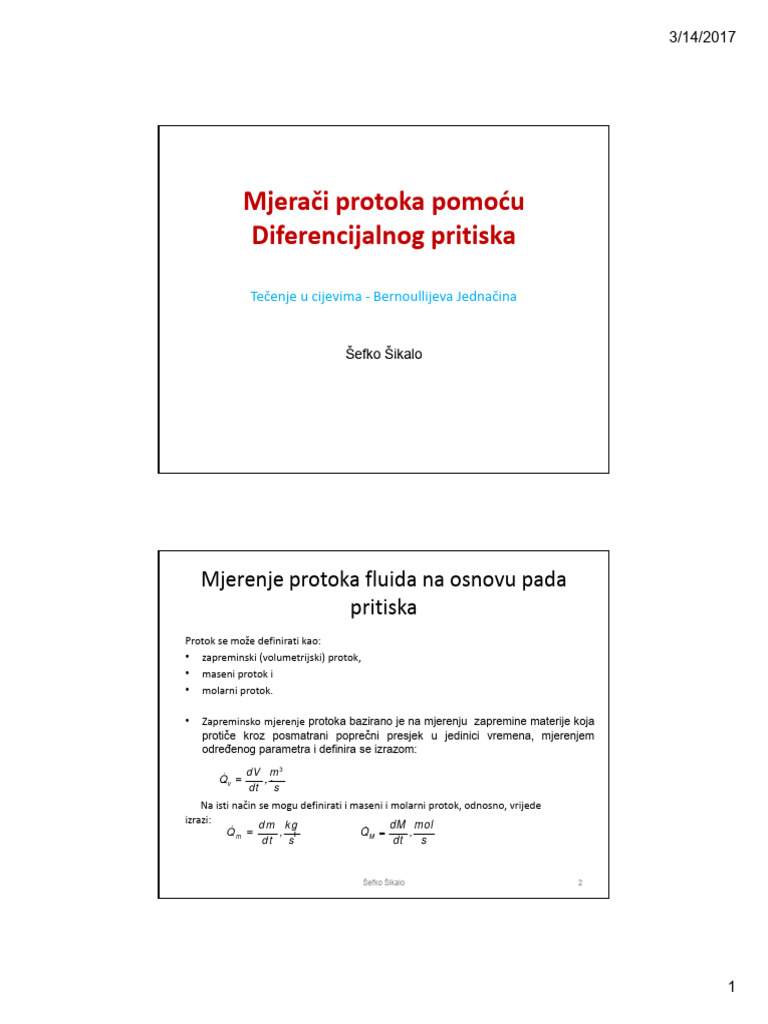 5a Protok Bernoulli 1 Compatibility Mode | PDF