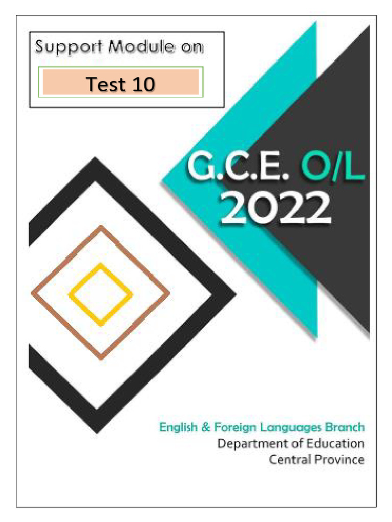 Test 10 | PDF | Games & Activities | Language Arts & Discipline