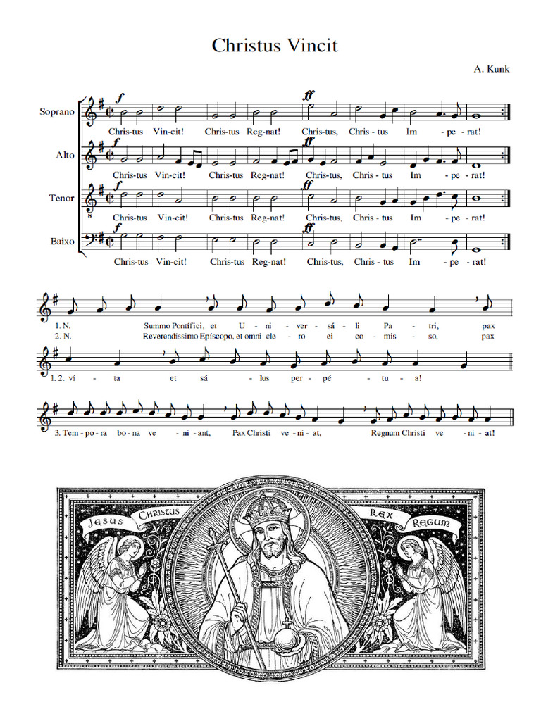 Christus Vincit - A. Kunk | PDF