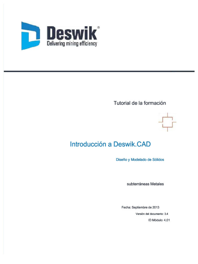 Manuales AutoCAD - Deswik-1 | PDF | Informática | Software del sistema