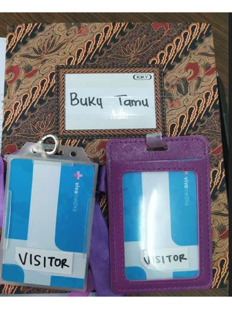 Buku Tamu Dan Kartu Visitor | PDF