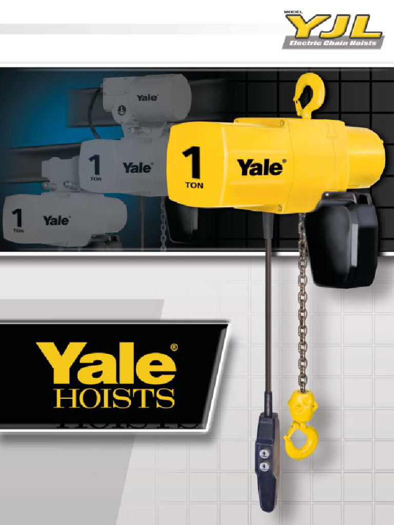 Ficha Tecnica Tecle Electrico YJL USA | PDF | Elevator | Manual Transmission