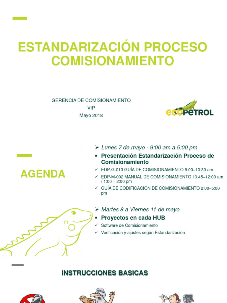 Estandarización en Comisionamiento | PDF | Software | Ingeniería