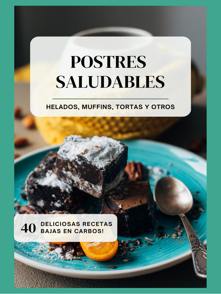 Postres Saludables | Descargar gratis PDF | Postres | Chocolate