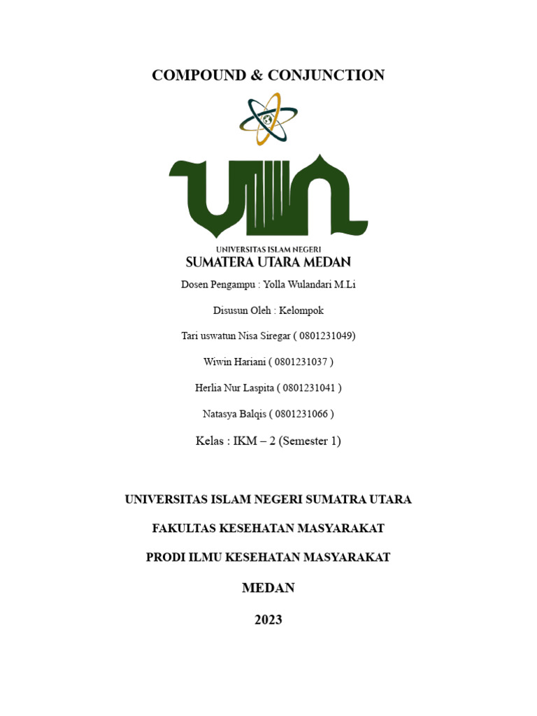 Compound Noun & Conjunction | PDF