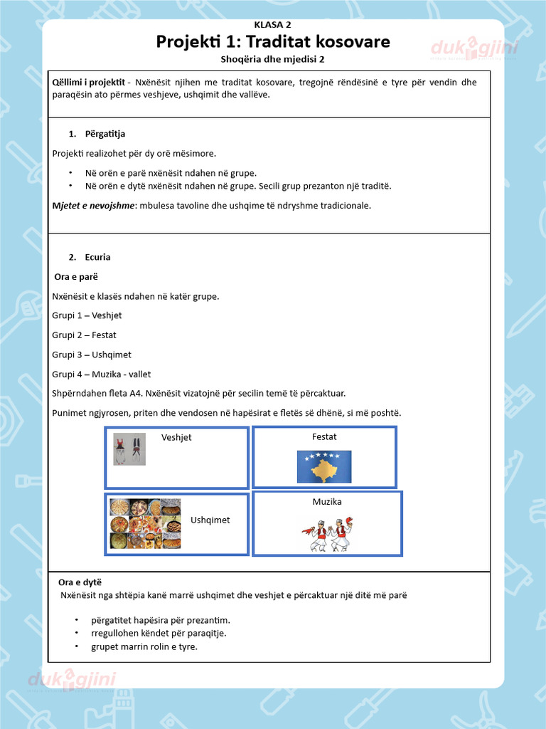 SHTYP 2 FAQE - Projekti 1 - Shoqeria Dhe Mjedisi - Finale | PDF