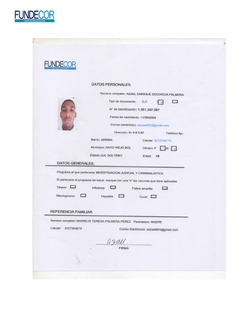 Documento AZAEL | PDF
