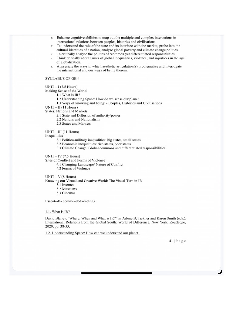 GE IR Sllaybus | PDF