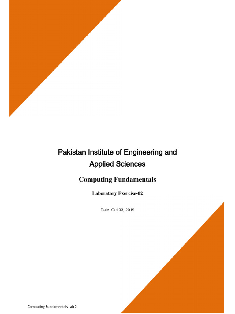 Lab 2 | PDF | Control Flow | Computer Programming