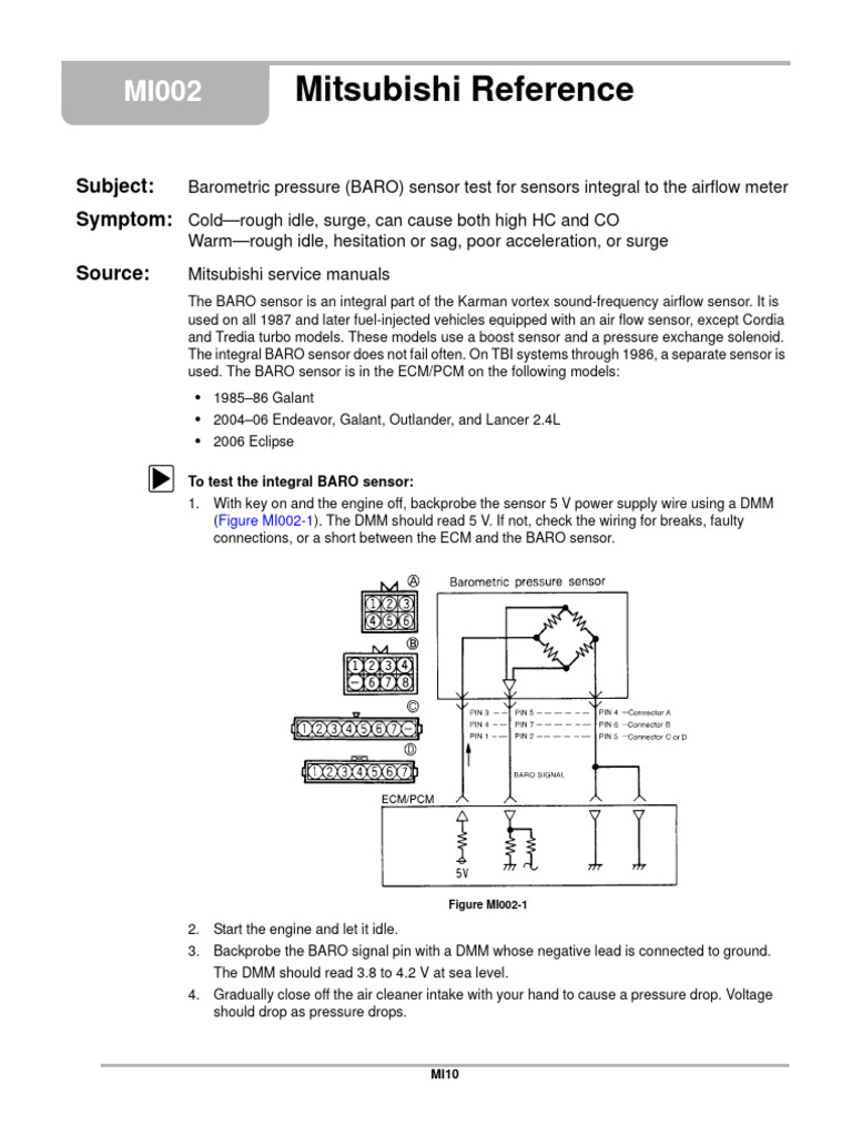 MI002 Mitsubishi | PDF