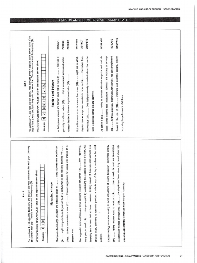 CAE Part 3 Sample 3 | PDF