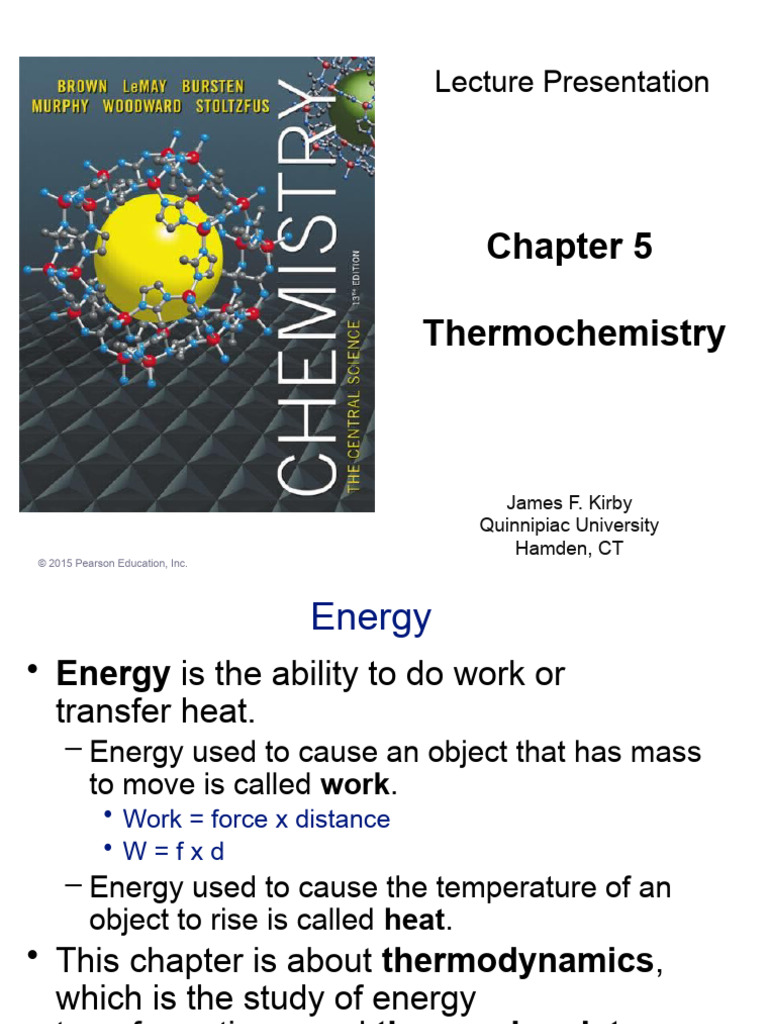 Thermochemistry | PDF | Calorie | Potential Energy