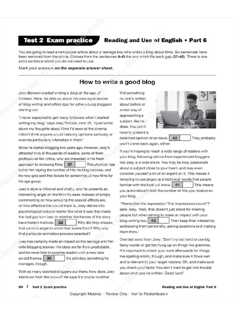 Part 6 Sample 2 | PDF