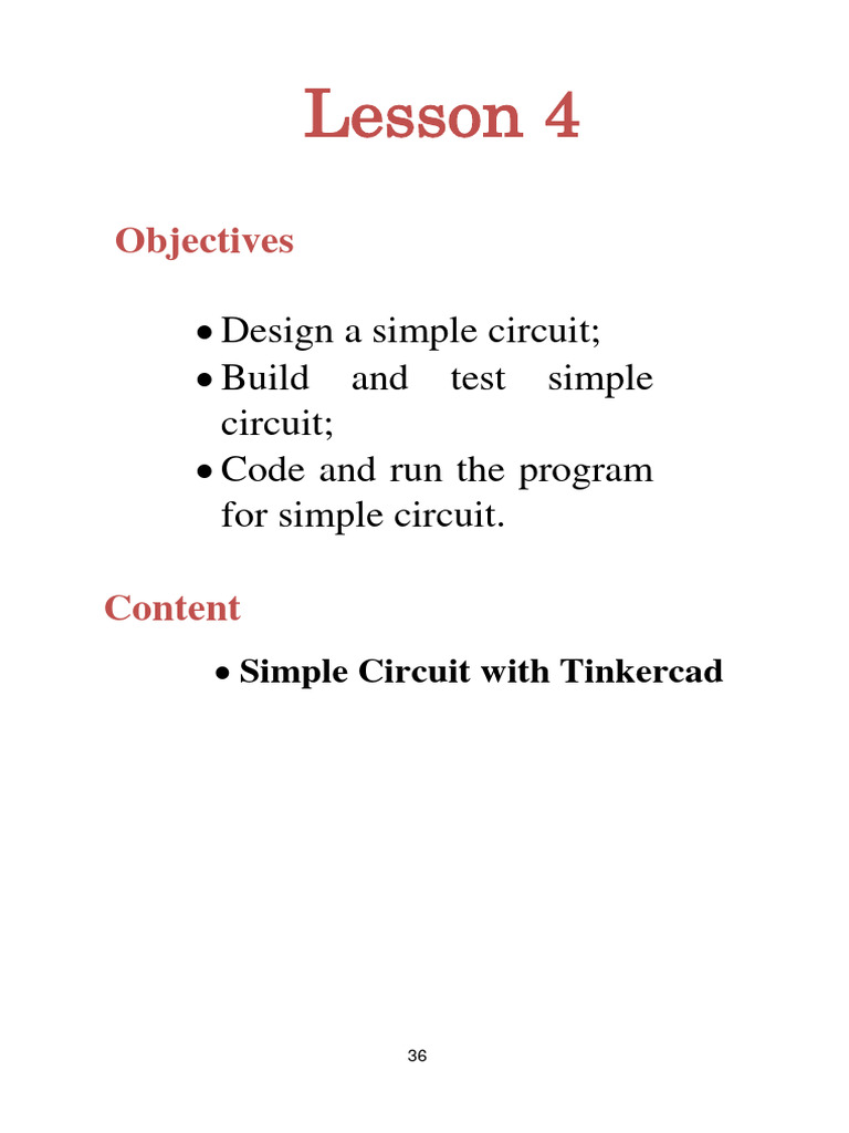 Lesson 4 CP Robotics Revised | PDF | Electrical Network | Arduino Lesson 4 CP Robotics Revised | PDF | Electrical Network | Arduino