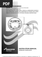 Worcester Digistat Optimiser Programmable 7 Day Room Thermostat System ...