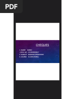 Sample Cheque Leaf | PDF