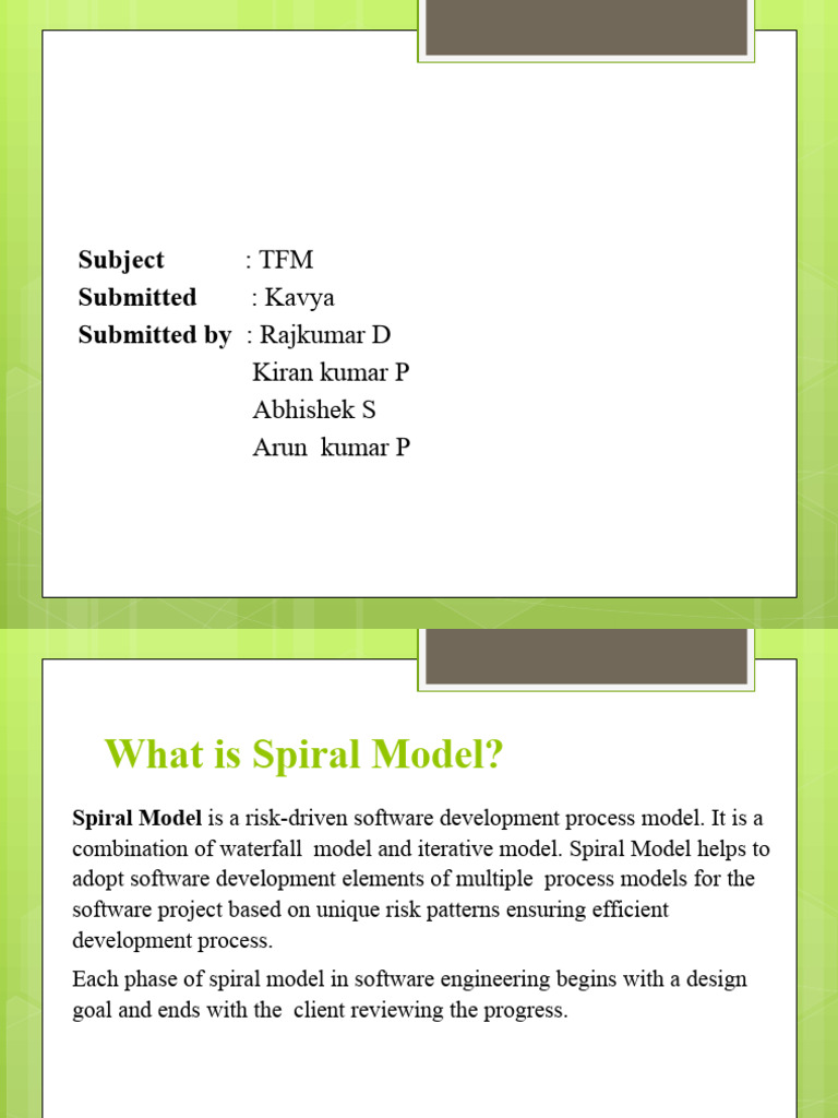 Subject: TFM Submitted: Kavya Submitted By: Rajkumar D | PDF | Software Development Process ...